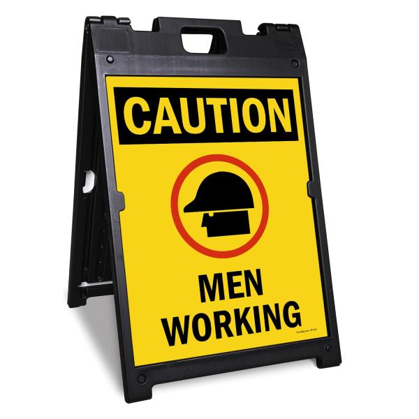 ・DURABLE: Double-Sided Kit includes a thermoplastic sign frame where sign panels are inserted into each side of the a-fr...