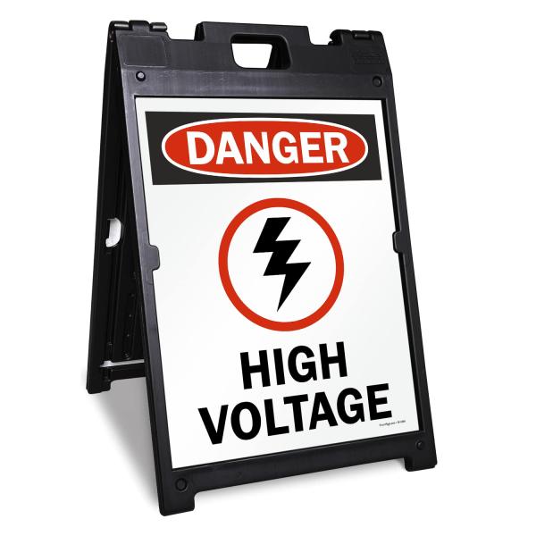 ・DURABLE: Double-Sided Kit includes a thermoplastic sign frame where sign panels are inserted into each side of the a-fr...