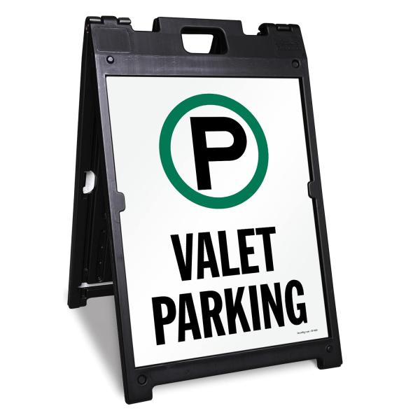 ・DURABLE: Double-Sided Kit includes a thermoplastic sign frame where sign panels are inserted into each side of the a-fr...