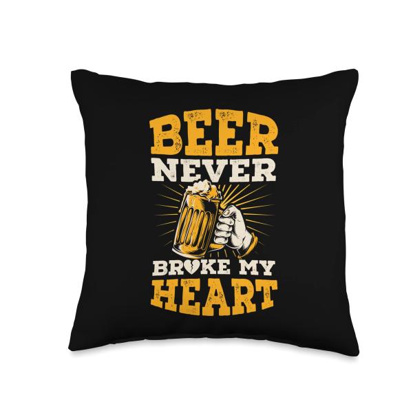 ・Beer Never Broke My Heart Funny Anti Valentines Day essentials for beer lover dad or beer enthusiast mom who needs the ...