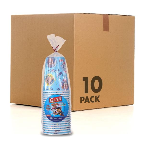 ・KID FRIENDLY GRIP: Lightweight paper cup shape is easy for small hands to hold during meals, crafts, or playdates, help...