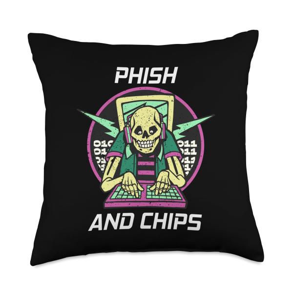 ・Funny design. Phish and Chips. Hacking and Programming apparel for work in the homeoffice for hackers and coders coding...