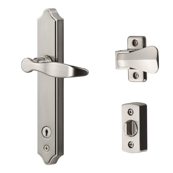 ・Replacement Storm Door Lever with Lock and Key: The model 1215 storm door handle is designed as a replacement for surfa...