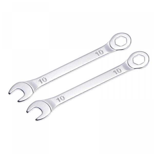 ・【Standard】10mm metric sizes, 4.84-inch (123mm) total length.・【Super-Thin】3mm (0.12") thickness design, which allows you...