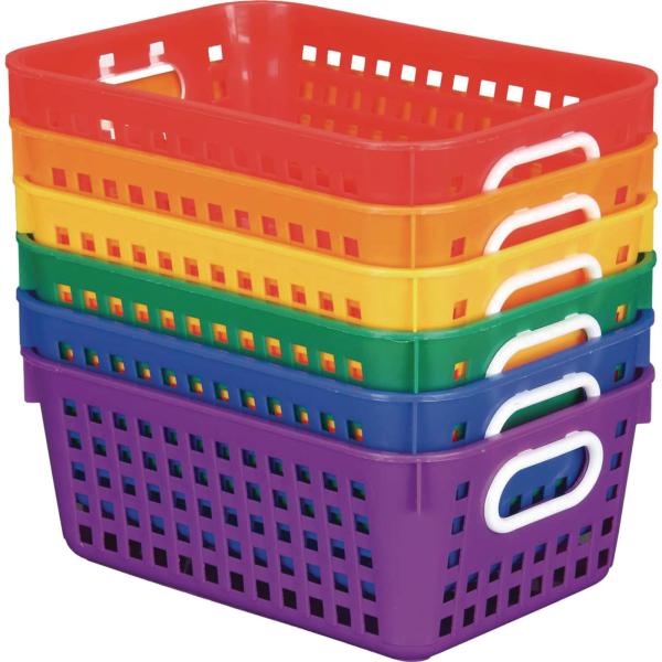 ・EASY TO CLEAN AND STORE: This basket has built-in handles and a surface that's easy to clean. They also stack verticall...