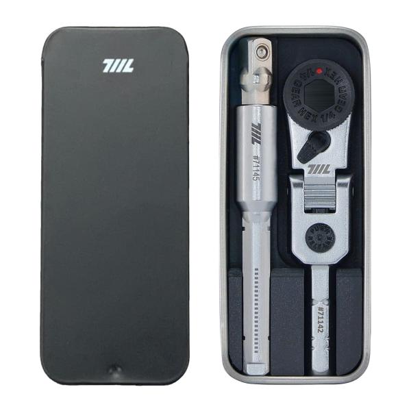 ・Ultra-Compact Design: Perfect for everyday portability, our flex head ratchet wrench and T-handle set fits seamlessly i...