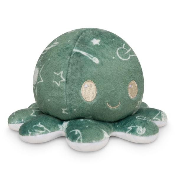 ・Compact Reversible Plushie: This 4-inch Octopus plush flips between two expressive sides for quick, playful mood change...