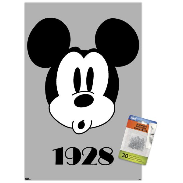 ・THIS TRENDS DISNEY MICKEY MOUSE - FACE WALL POSTER uses high-resolution artwork and is printed on PhotoArt Gloss Poster...