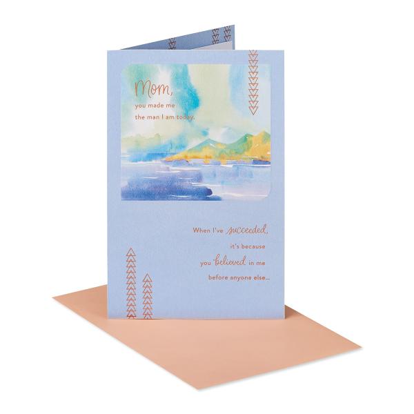 ・Front Message: Mom, you made me the man I am today. When I've succeeded, it's because you believed in me before anyone ...