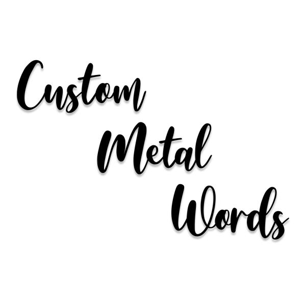 ・?Add Some Extra Art to Your Wall: The Personalized Metal Wall Art is a great household decorateIt. is customizable with...