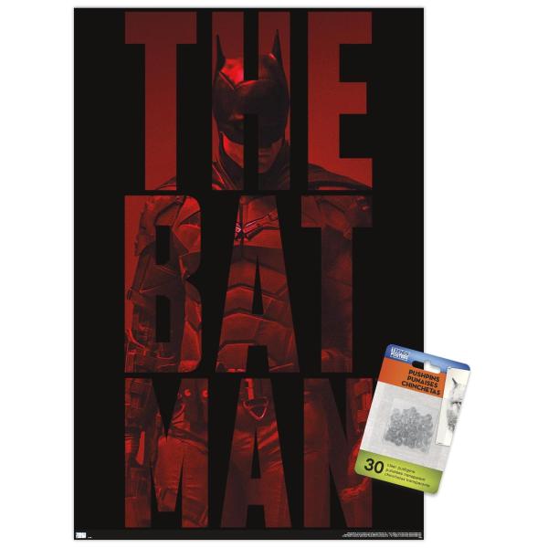 ・THIS TRENDS DC COMICS THE BATMAN - TEXT WALL POSTER uses high-resolution artwork and is printed on PhotoArt Gloss Poste...