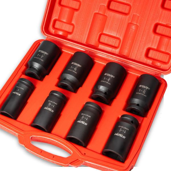 ・Save money and time with our complete deep broach impact socket set. Instead of going to the store to purchase one sock...