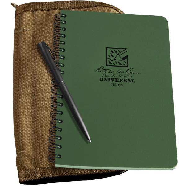 ・WEATHERPROOF SIDE SPIRAL KIT: Everything you need to stay organized in the field in any weather condition.・CORDURA FABR...