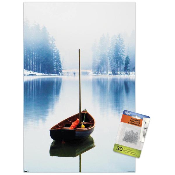 ・THIS TRENDS ATA ALISHAHI - A BOAT WALL POSTER uses high-resolution artwork and is printed on PhotoArt Gloss Poster Pape...
