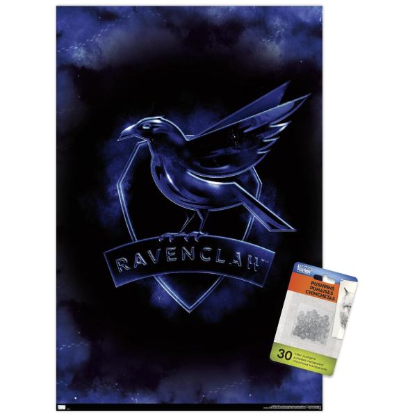 ・THIS TRENDS HARRY POTTER - RAVENCLAW CREST MAGIC WALL POSTER uses high-resolution artwork and is printed on PhotoArt Gl...