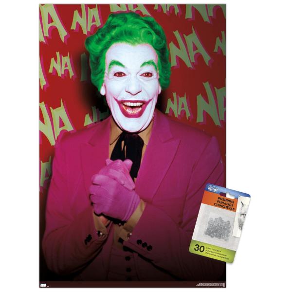 ・THIS TRENDS DC COMICS - THE JOKER - BATMAN 1966 WALL POSTER uses high-resolution artwork and is printed on PhotoArt Glo...