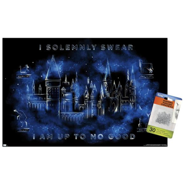 ・THIS TRENDS HARRY POTTER - HOGWARTS CASTLE MAGIC WALL POSTER uses high-resolution artwork and is printed on PhotoArt Gl...