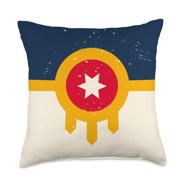 ・Show your love for Tulsa and Oklahoma with this fun, vintage graphic featuring the city flag. It's the perfect look for...