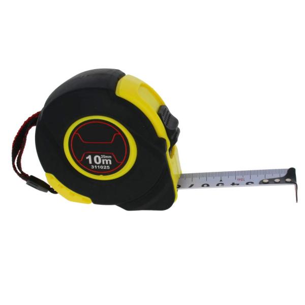 ・【Dimension】- 7.5m / 24.6ft Tape Measure; Tape material: Steel; Case Material: Plastic・【High Quality】- Metric scale,mark...