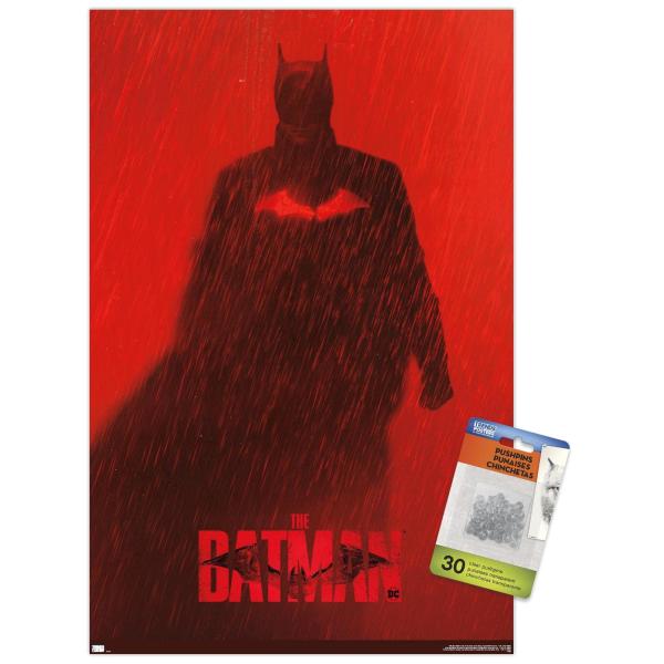 ・THIS TRENDS DC COMICS MOVIE THE BATMAN - BATMAN TEASER ONE SHEET WALL POSTER uses high-resolution artwork and is printe...