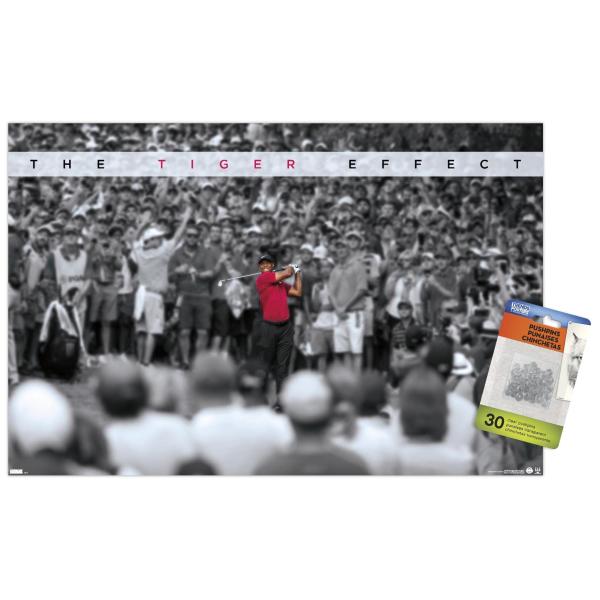 ・THIS TRENDS TIGER WOODS - THE TIGER EFFECT WALL POSTER uses high-resolution artwork and is printed on PhotoArt Gloss Po...