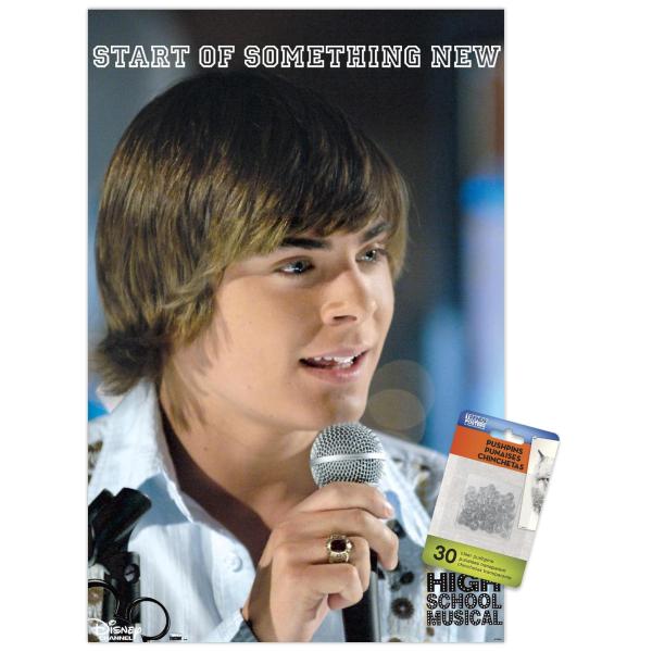 ・THIS TRENDS HIGH SCHOOL MUSICAL - TROY - SING WALL POSTER uses high-resolution artwork and is printed on PhotoArt Gloss...