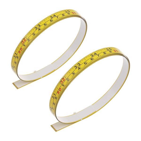 ・[WHAT YOU GET] - You will get 2 pieces of steel self-adhesive measuring tape, left to right tape measure. Length 44Inch...