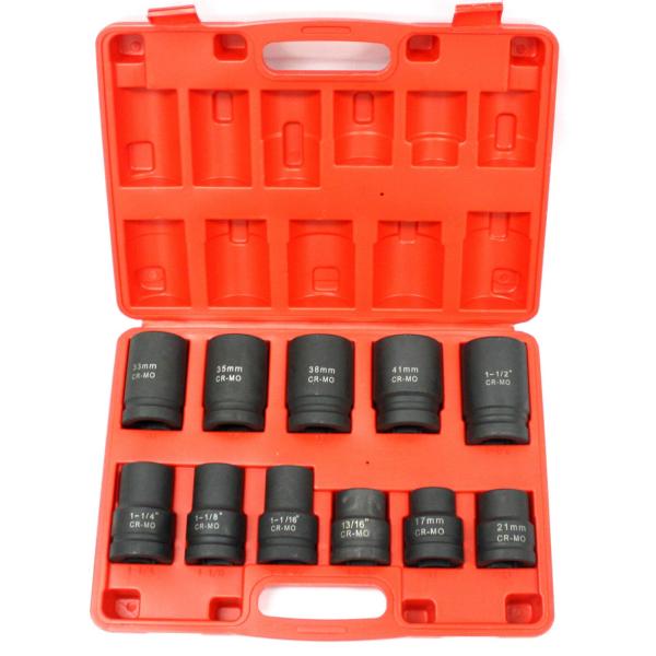・Condition : New (**Case may vary**)・Type : Socket Set・Feature : 1).Specialized one inch drive impact socket is a perfec...