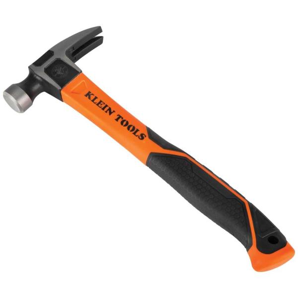 ・STRAIGHT-CLAW HAMMER DESIGN allows easy pulling of nails・HIGH-STRENGTH FIBERGLASS CORE with molded over handle provides...