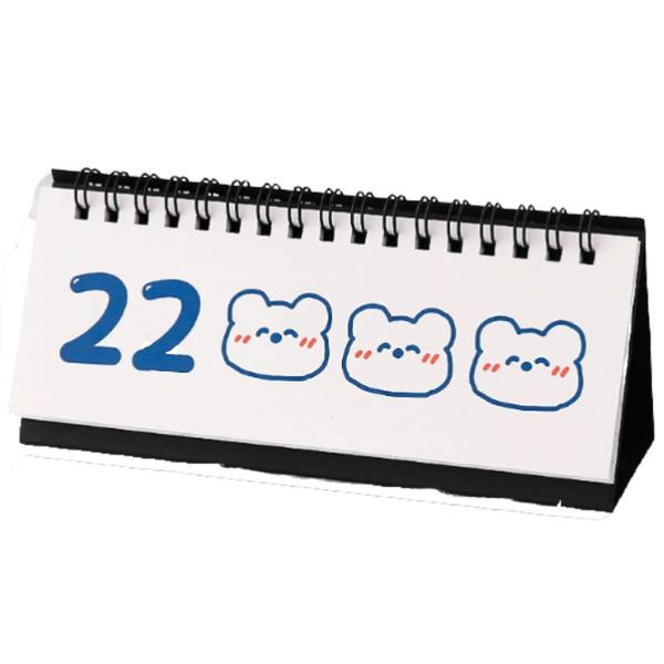 ・The 2022 desk calendar is made of premium thick paper, so you don't have to worry about the ink ghosting.・【Portable Siz...