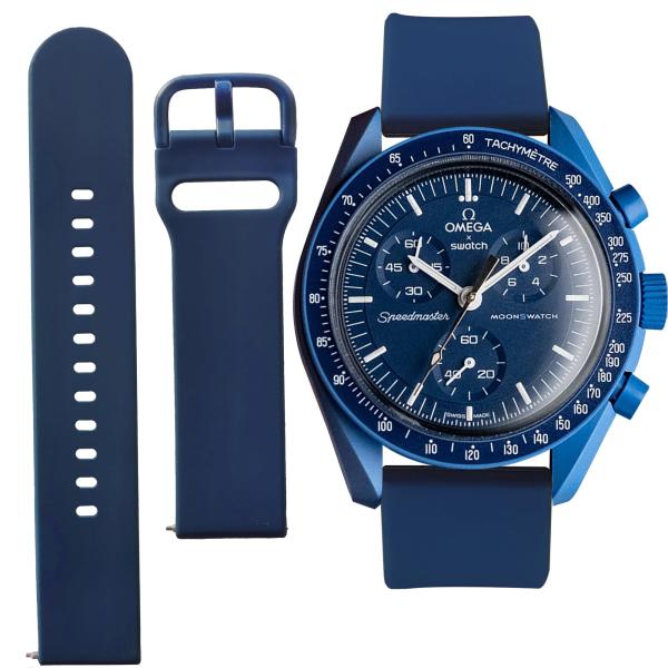 ・[特別なデザイン] 11種類のOmega(オメガ) X スウォッチ・スピードマスタームーンスウォッチにしっかり合う11色のベルト・[クイックリリース式] 1秒で取り外したり取り付けたりするのに役立つクイックリリース式のバネ棒・[素材] 肌...