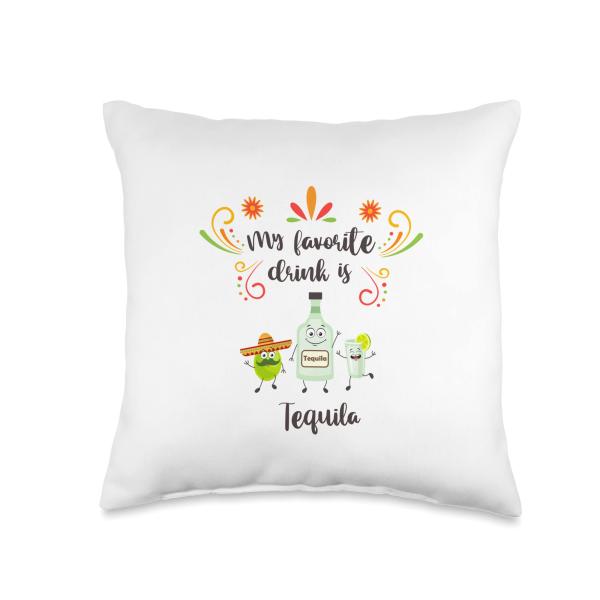 ・This funny Mexican drink novelty apparel says, My Favorite Drink Is Tequila and features a cute graphic with a bottle o...