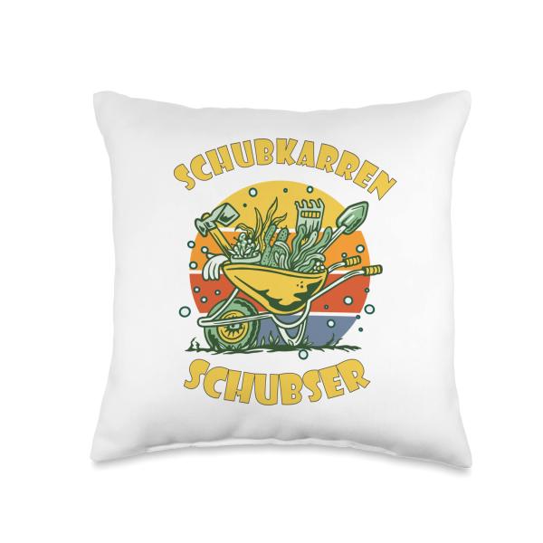 ・Wheelbarrow pusher (Schubkarren Pusher in German) Funny gardening gifts for gardeners, master gardener who love nature,...