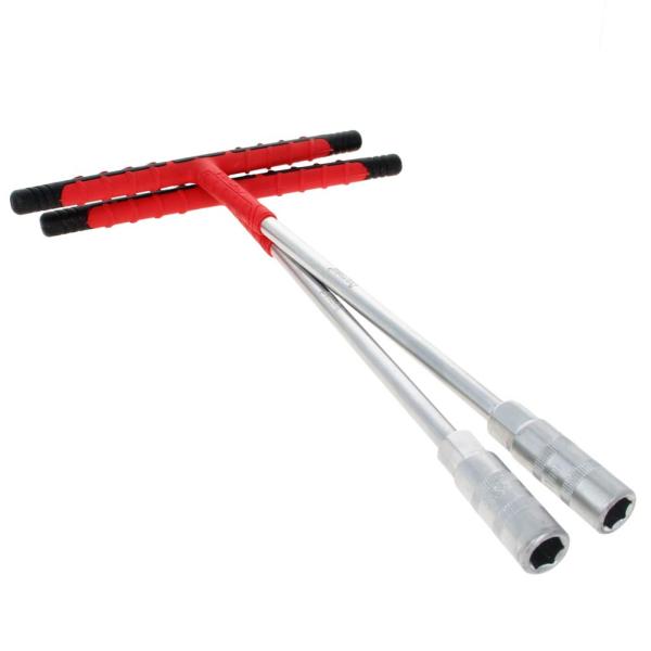 ・【Size】- 11mm T-handle wrench.・【Material】- Chrome vanadium steel construction for strength and durability. Sandblasted c...
