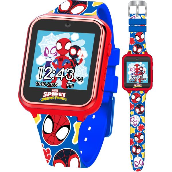 ・Touchscreen smart watch with Spidey-themed faces and wallpapers designed for imaginative play・Includes 6 engaging mini ...