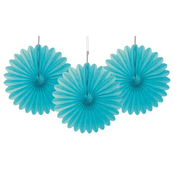 ・VIBRANT TEAL COLOR: Add a splash of elegance to your celebrations with our Terrific Teal Tissue Paper Fans, perfect for...