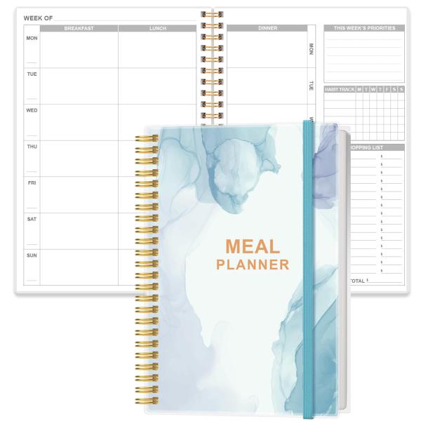 ・WEEKLY MEAL PLANNER, LASTS 12 MONTHS - Meal Planner will help you start a healthy diet, achieve your health and weight ...