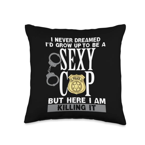 ・This throw pillow covers and throw pillows for couch is the best gifts for police officer! Give this police officer ret...