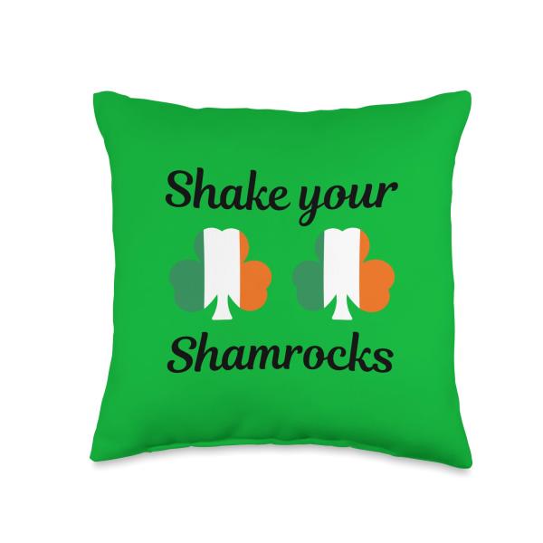 ・Be Irish for a day with this "Shake Your Shamrocks" design. Have a pint and give em a shake on St. Patrick's Day! If yo...