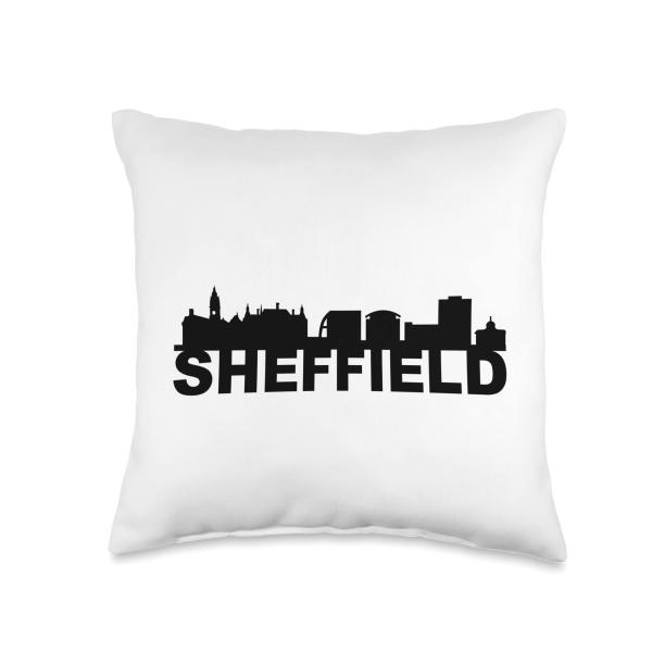 ・Sheffield England UK City Skyline Silhouette Outline Sketch・This Sheffield design is perfect for anybody who loves Engl...