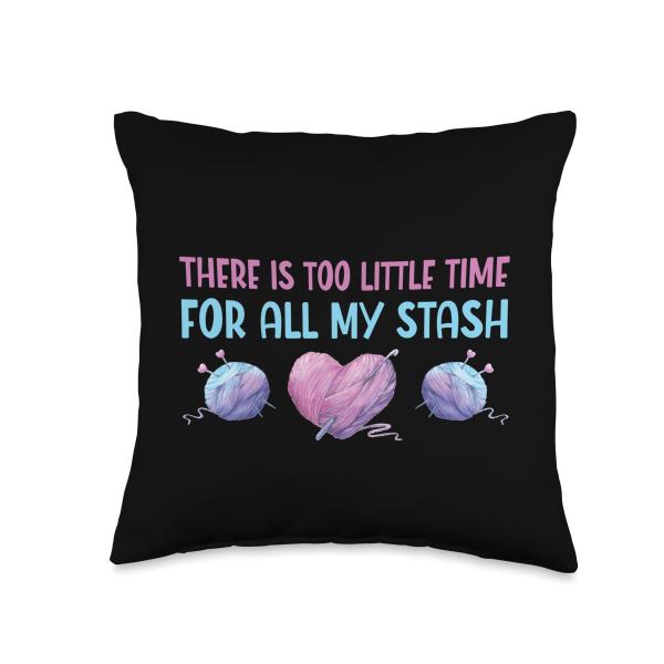 ・Knitting Crochet Crafting design. Colorful design shows knitting supplies, yarn, wool and knitting needles and crochet ...