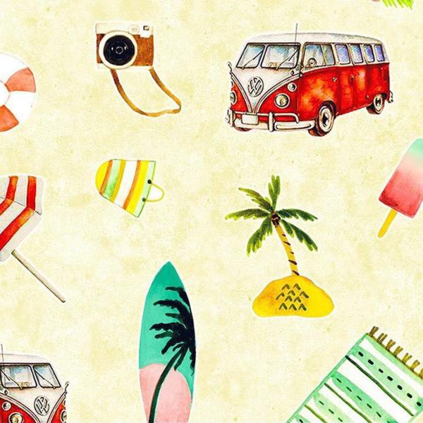 ・Made from 100% combed cotton, this fabric is extra soft, strong, and long-lasting. The combing process removes short fi...