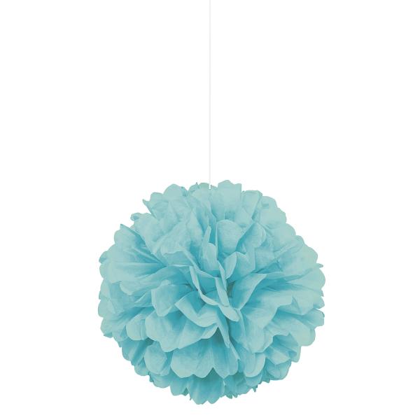 ・ADD A SPLASH COLOR: Upgrade your party or event with our Terrific Teal Mini Puff Hanging Tissue Decorations, instantly ...