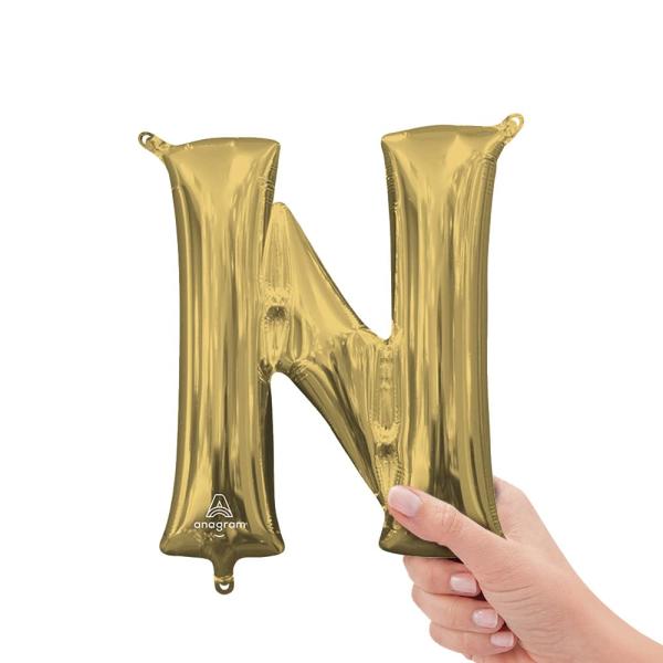 ・PACKAGE INCLUDES: 1 Gold letter "N" foil air-filled balloon - 16"H・GOLD LETTER BALLOONS: Features a "N" letter air-fill...