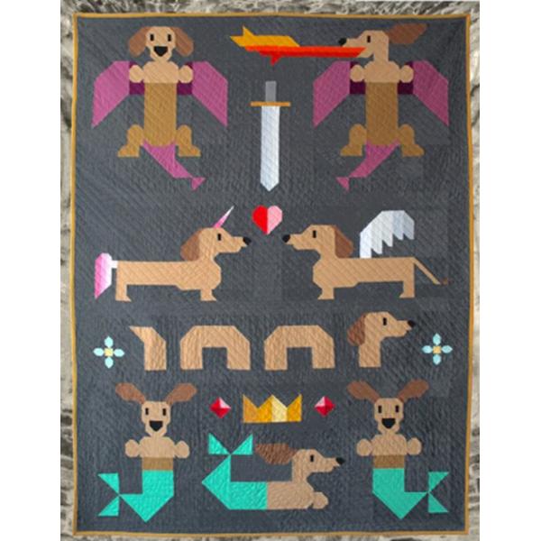 ・Mythical Wienersには、60インチ x 75インチのキルト (カバーに記載されている通り) または小規模なプロジェクト用の個々のブロックを作成するための完全な説明書が付属します (日本語ではない場合があります)。・犬/神話上...