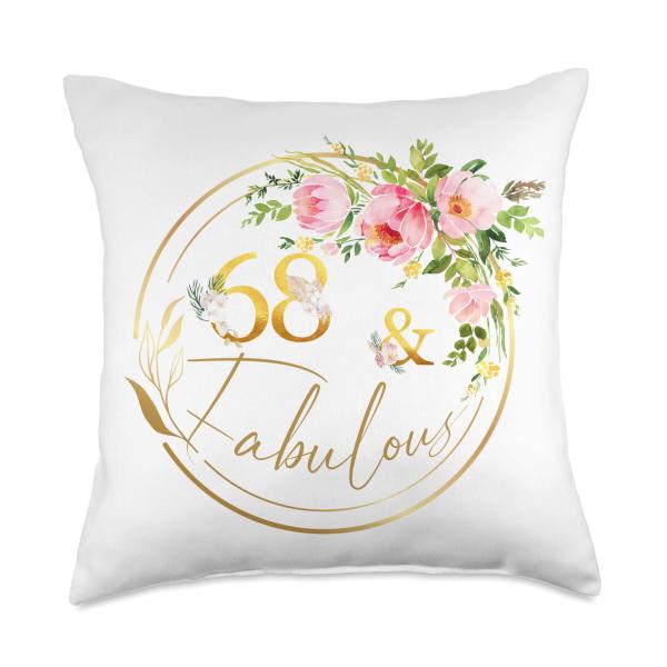 ・68 ＆ Fabulous 68 Years Old 68th Birthday Gift For Women Birthday special gift for mom, grandma, aunt, all our beloved w...
