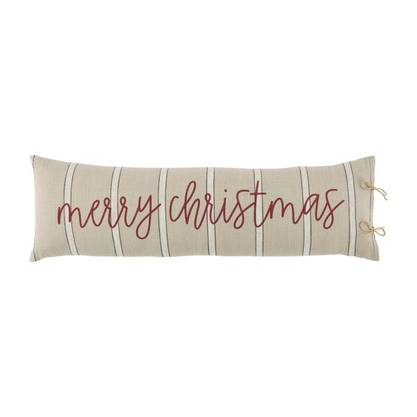 ・Celebrate Christmas in style with our Merry Christmas Woven Pillow! The Woven cotton pillow features jute twine side gu...