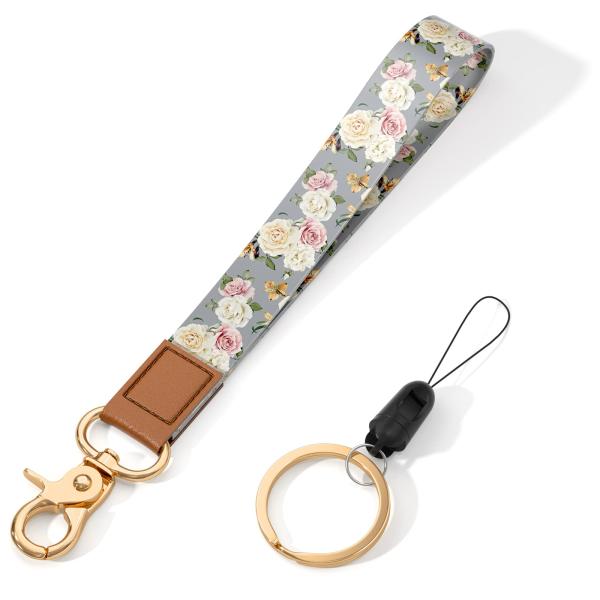 ・Prefect Size: This Wristlet Strap Measures 8 x 0.75 in, which is very suitable for wearing on the wrist or putting it i...