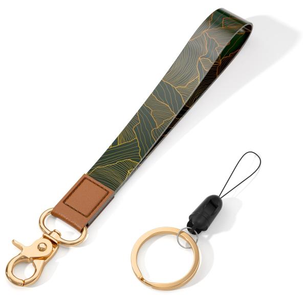 ・Prefect Size: This Wristlet Strap Measures 8 x 0.75 in, which is very suitable for wearing on the wrist or putting it i...