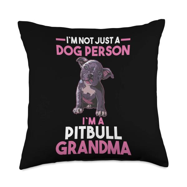 ・Im not just a Dog Person Im a Pitbull Grandma・Pitbull Design - For dog and puppies lovers who own a Pitbull and love do...